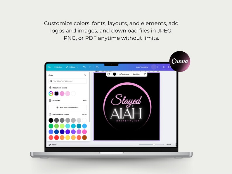 Hairstylist Logo Hair Designer Logo Hair Design Beauty Hair Logo ...