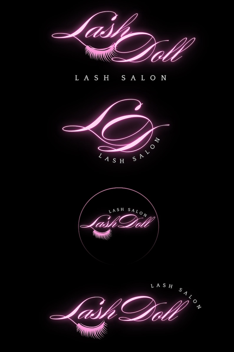 Lash Logo Designs Eyelash Logo Salon Lashes Nail Logo Design Lash ...