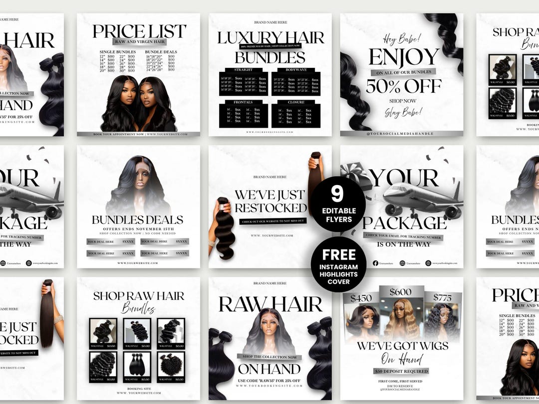 Hair Bundle Deals Flyer Hair Price Lists Beauty Pricelist Flyer Hair ...