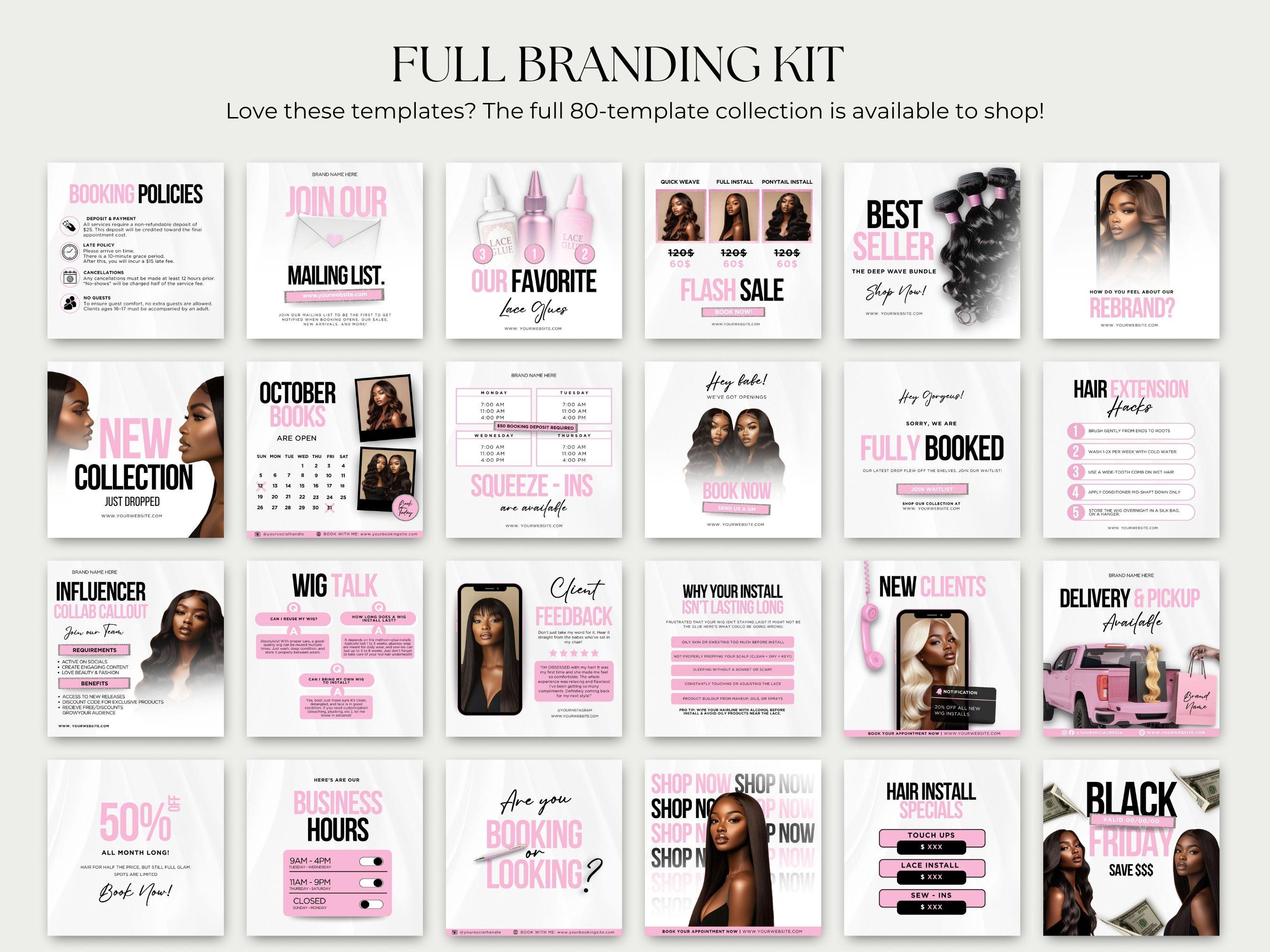 Hair Bundle Flyer Hair Business Flyer Hair Bundle Price List Hair Wig ...