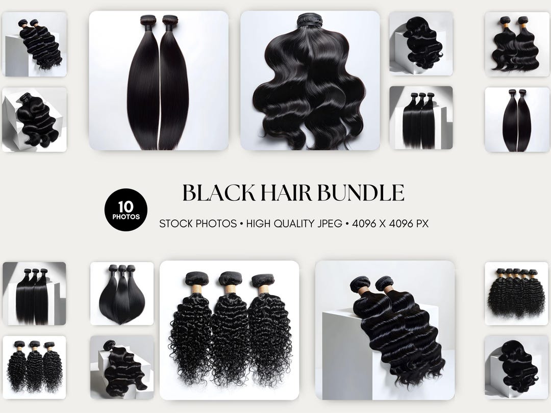 Raw Hair Bundles Stock Photos Hair Business Photos Human Raw Hair ...