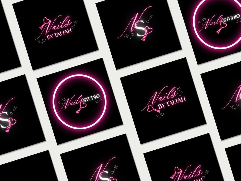 Nails Tech Logo Nail Designs Beauty Nails Logo Salon Business Nail Logo ...