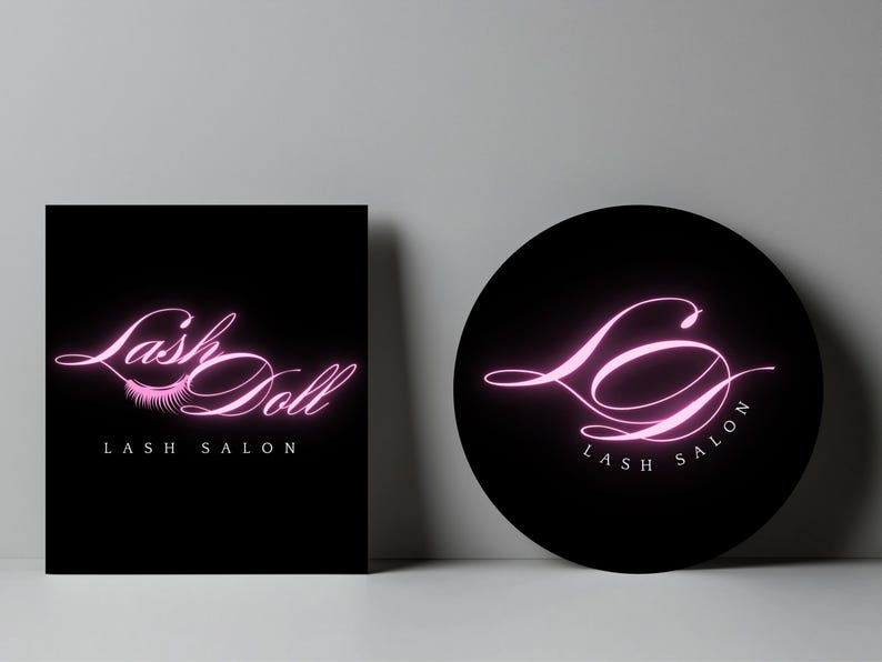 Lash Logo Designs Eyelash Logo Salon Lashes Nail Logo Design Lash ...