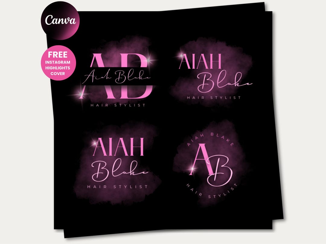 Hairstylist Logo Designs Hair Salon Logo Beauty Hair Logo Designer Hair ...