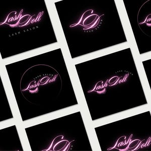 Lash Logo Designs Eyelash Logo Salon Lashes Nail Logo Design Lash ...
