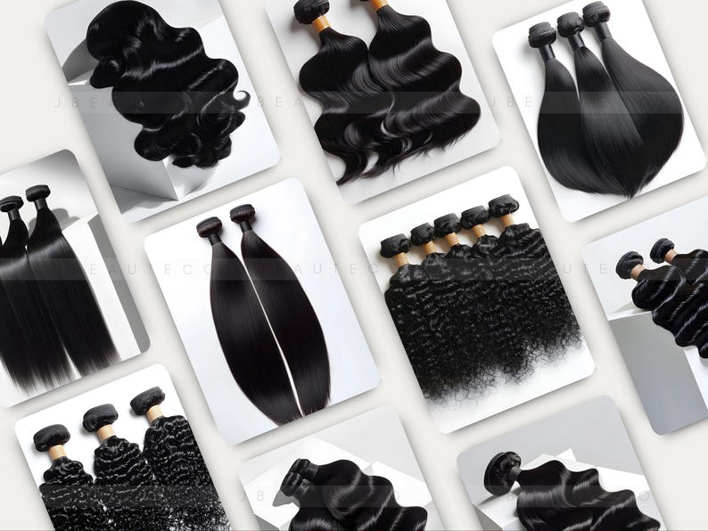 Raw Hair Bundles Stock Photos Hair Business Photos Human Raw Hair ...