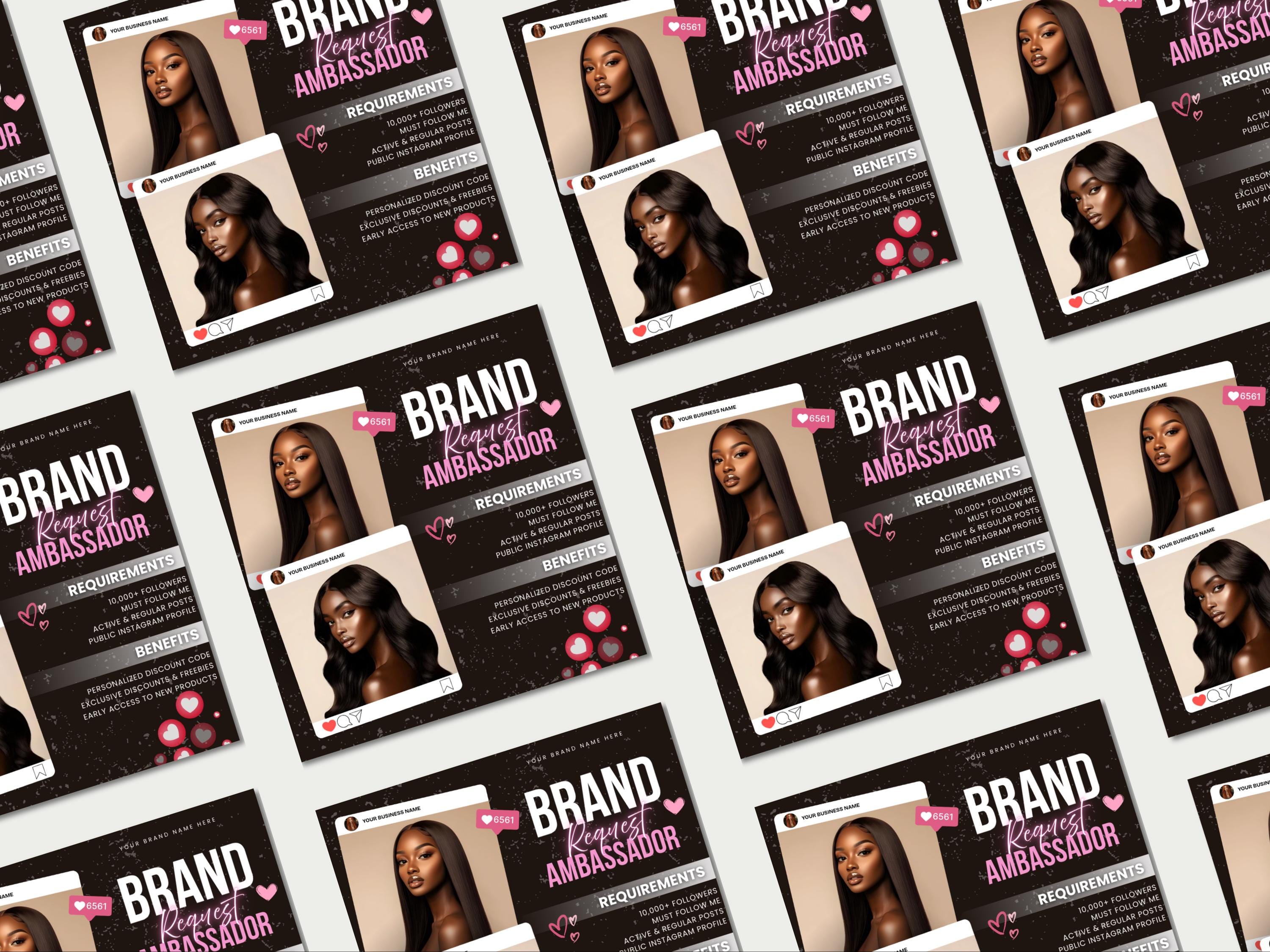 Brand Ambassador Wanted Flyer Hair Models Wanted Flyer Brand Models ...