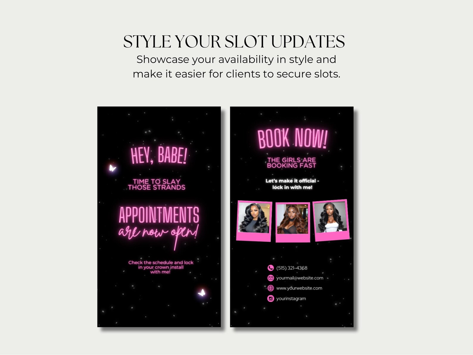 Weekly Available Appointments Template Monthly Availability Calendar ...