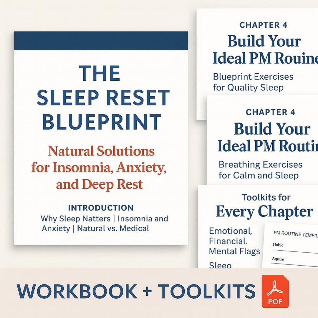 The Sleep Reset Blueprint Digital Download PDF Natural Holistic ...