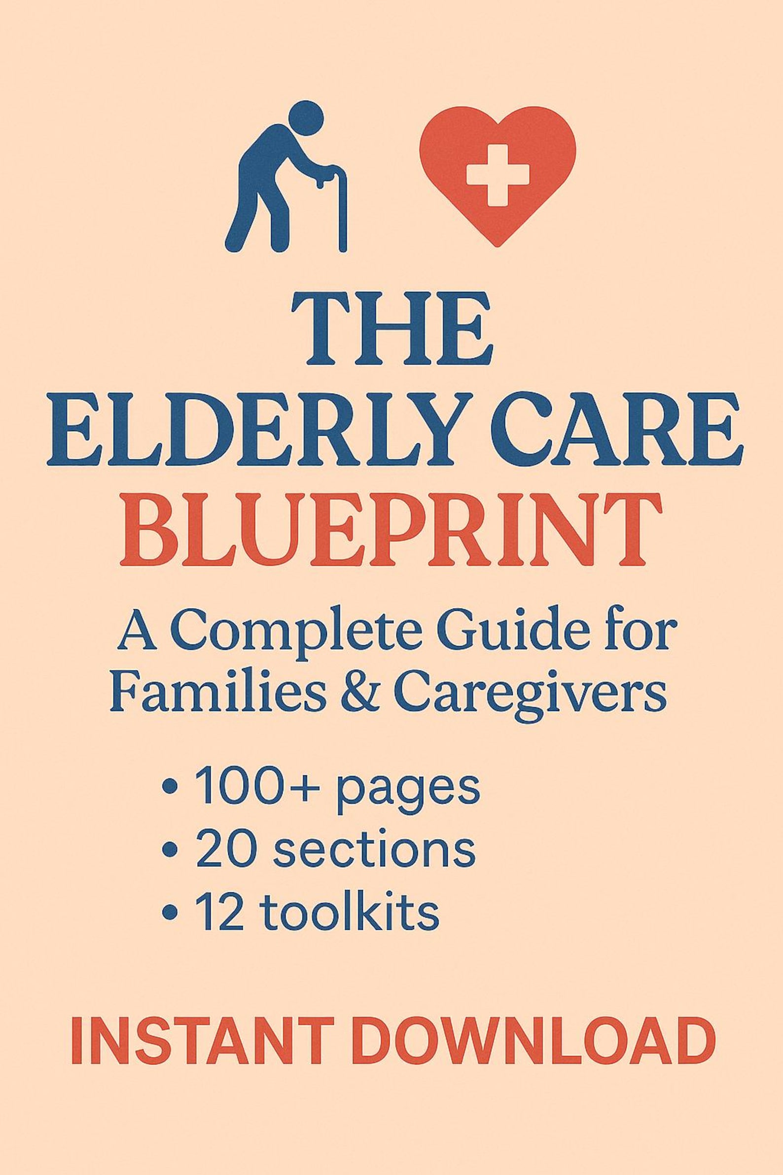 Elderly Care Toolkit PDF Bundle for Caregivers & Families With 12 ...