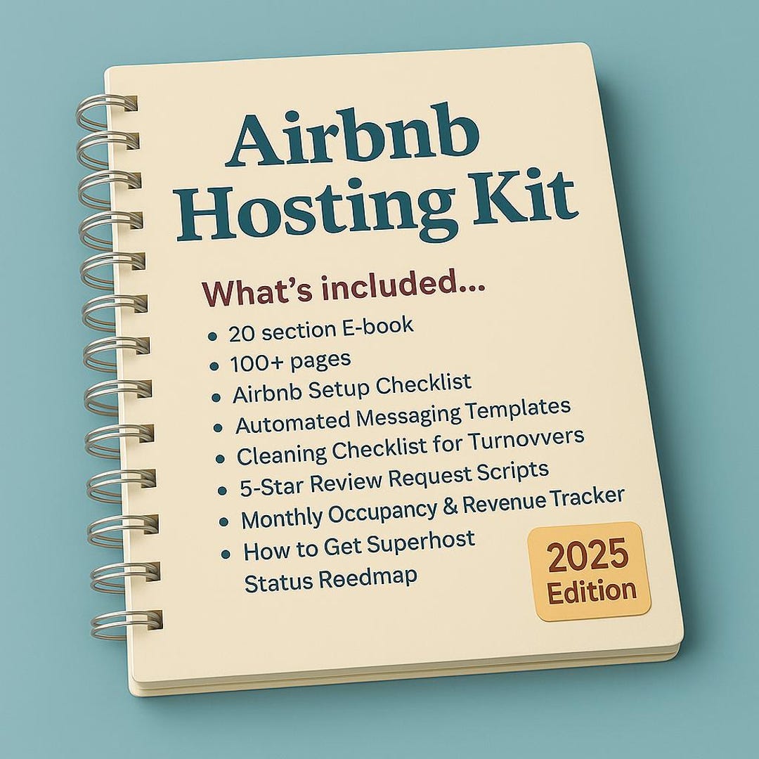 Ultimate Airbnb Host Kit | Setup Checklists, Listing Templates, Guest ...