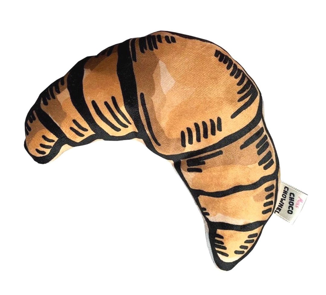 Croissant Dog Toy, Funny Food Toy, Food Dog Toy, Plush Pet Toy, Pet ...