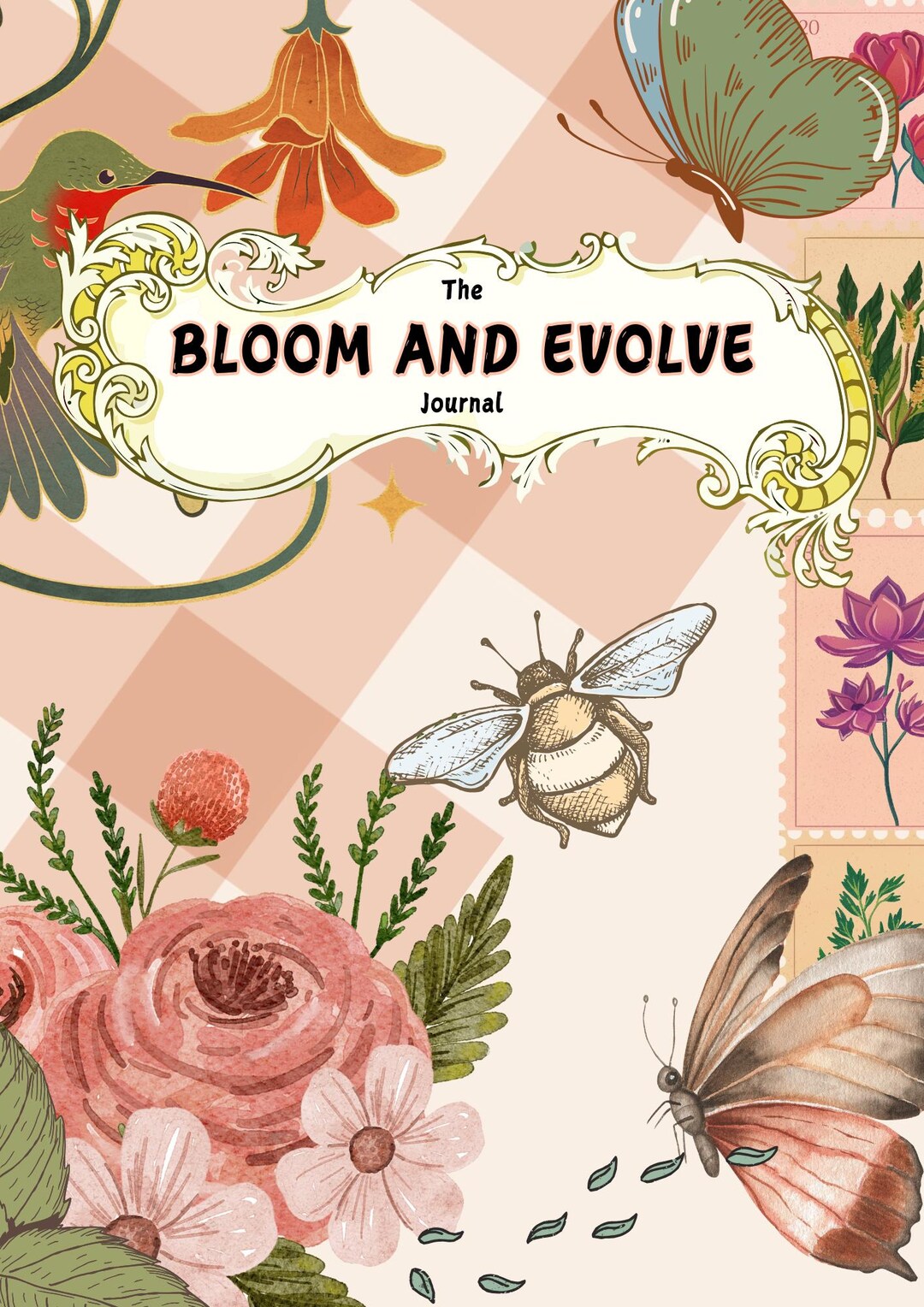 The Bloom and Evolve Journal Digital Printable Beautiful Wellness PDF Journal - Etsy