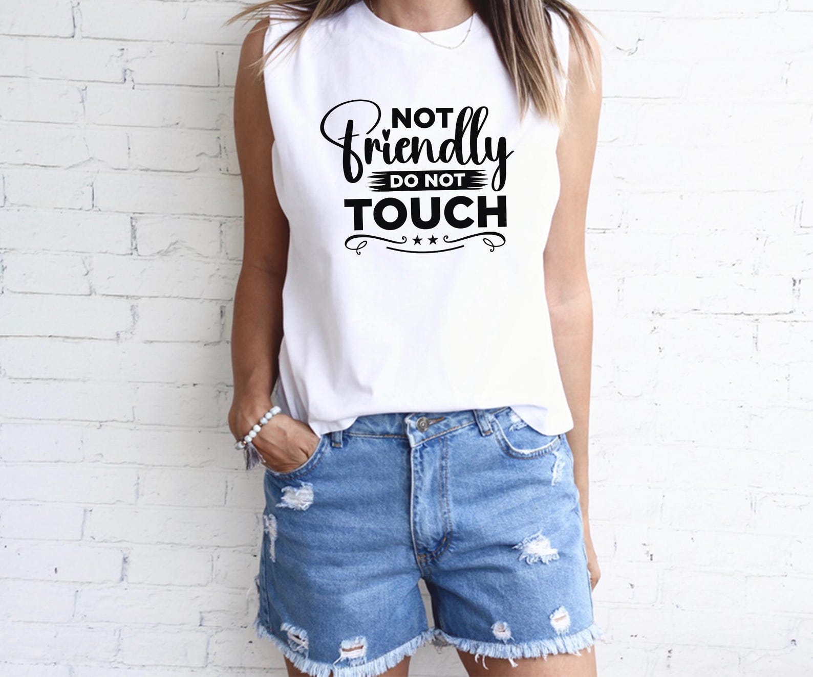 Not Friendly Do Not Touch Svg, Funny Svg File, Cricut, Vinyl, Not ...