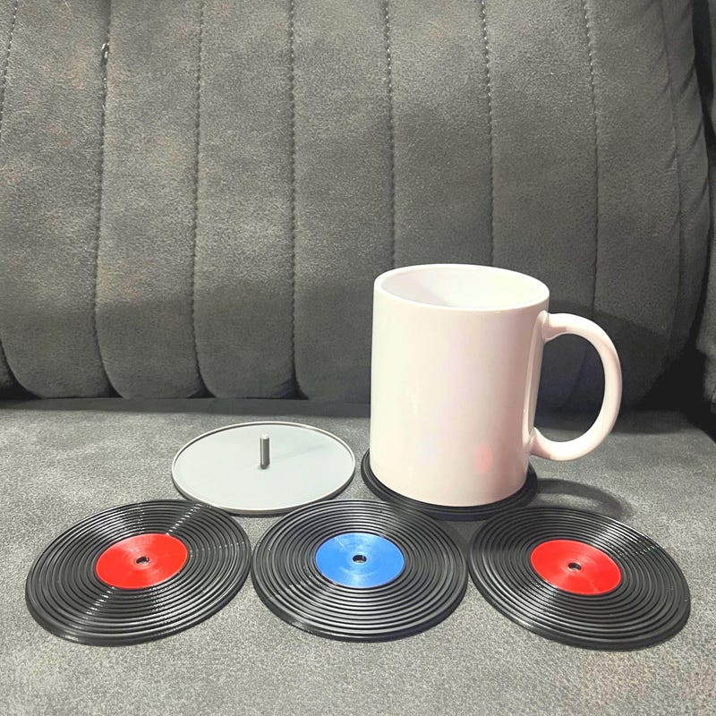 Vinyl Coasters - Etsy