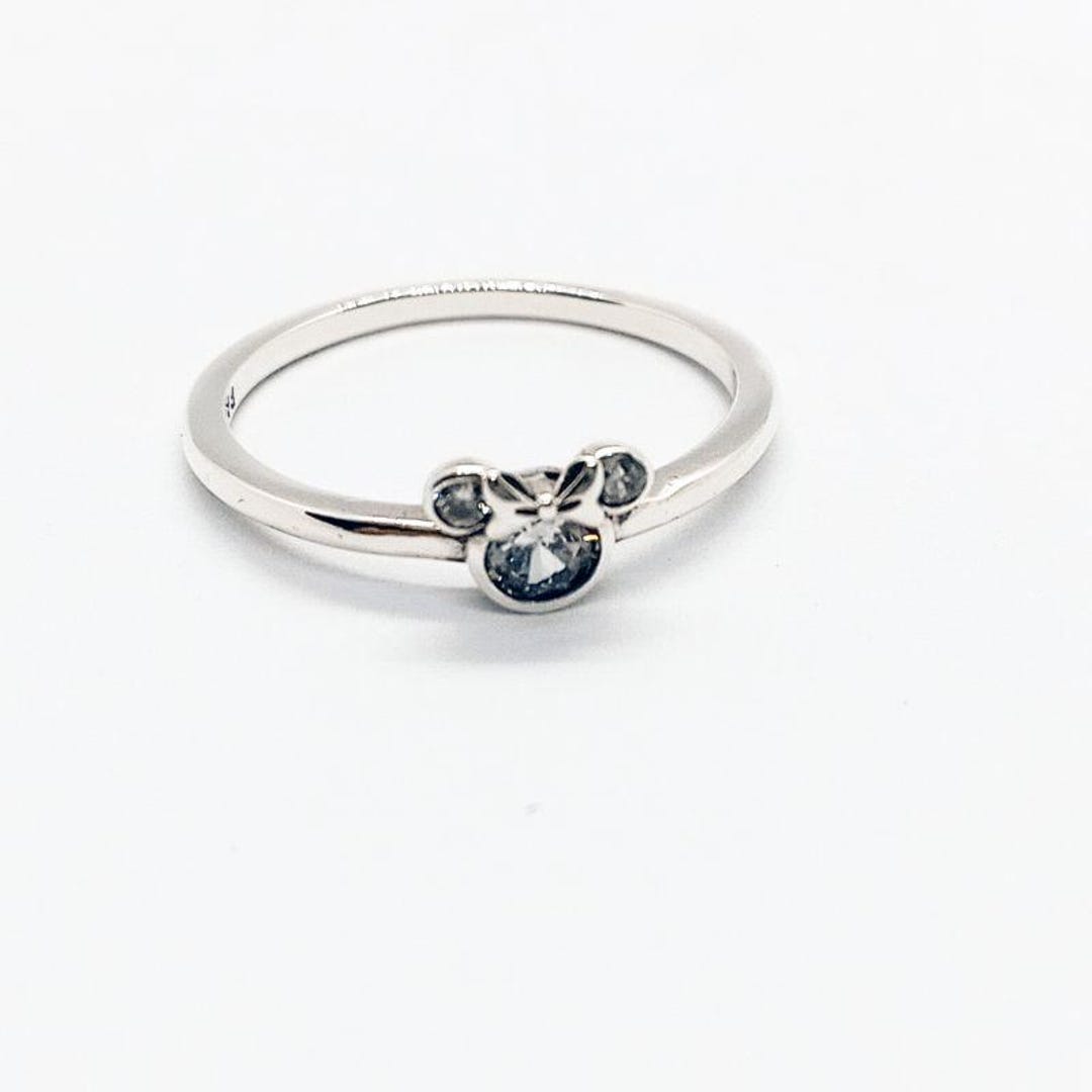 Pandora Minnie Mouse Sparkling Head Ring ALE S925 Gift Bag - Etsy