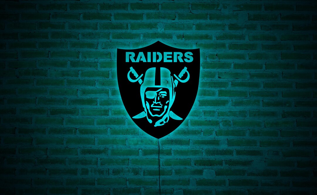 Raiders Wall Decor, Raiders Wood Wall Sign, RGB Room Decor, Raiders ...