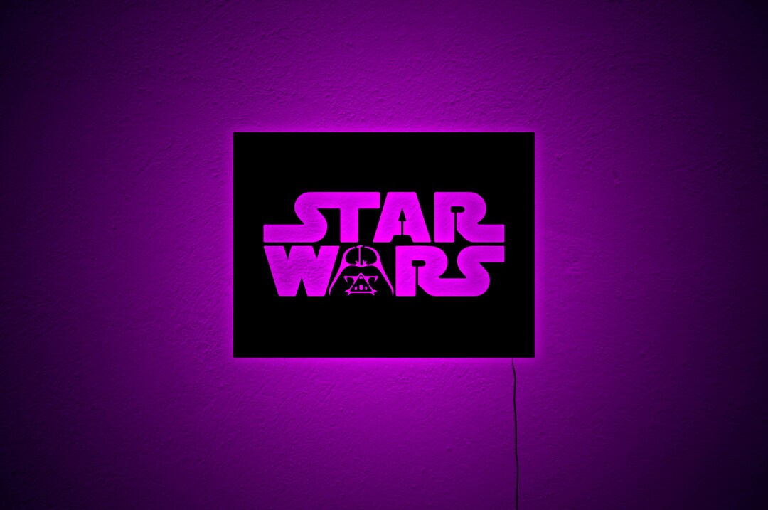 Star Wars Wall Decor, Wood Wall Sign, Star Wars Room Decor, Star Wars ...