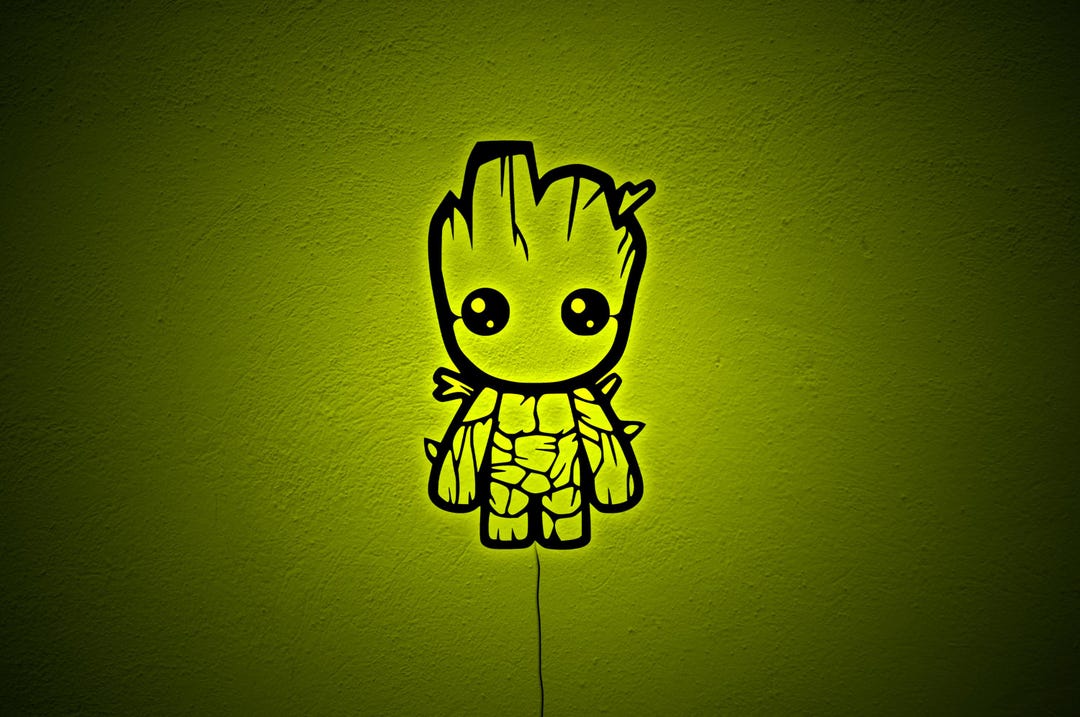I Am Groot Wall Decor, Marvel Groot Wood Wall Sign, Marvel Christmas ...