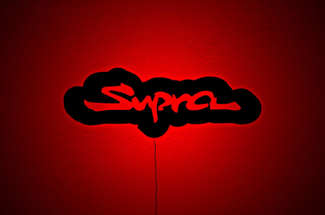 Supra Wall Wood Decor, Supra Car RGB Room Decor, Toyata Supra Home Wall Hangings, Supra ...