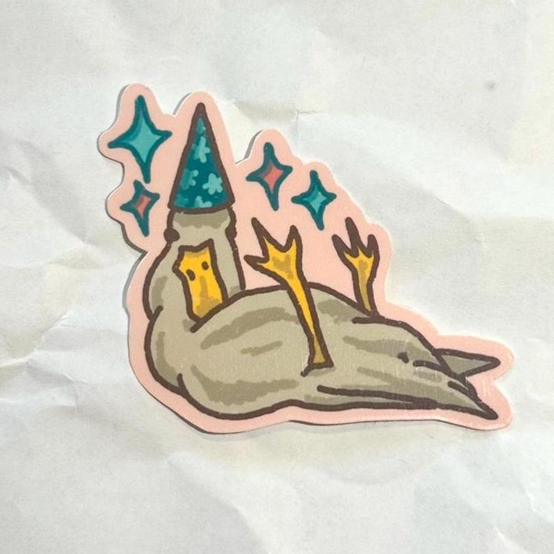 Wizard Duck Sticker, Cute Magical Vinyl Decal, Cozy Duck Art, Fun Gift ...