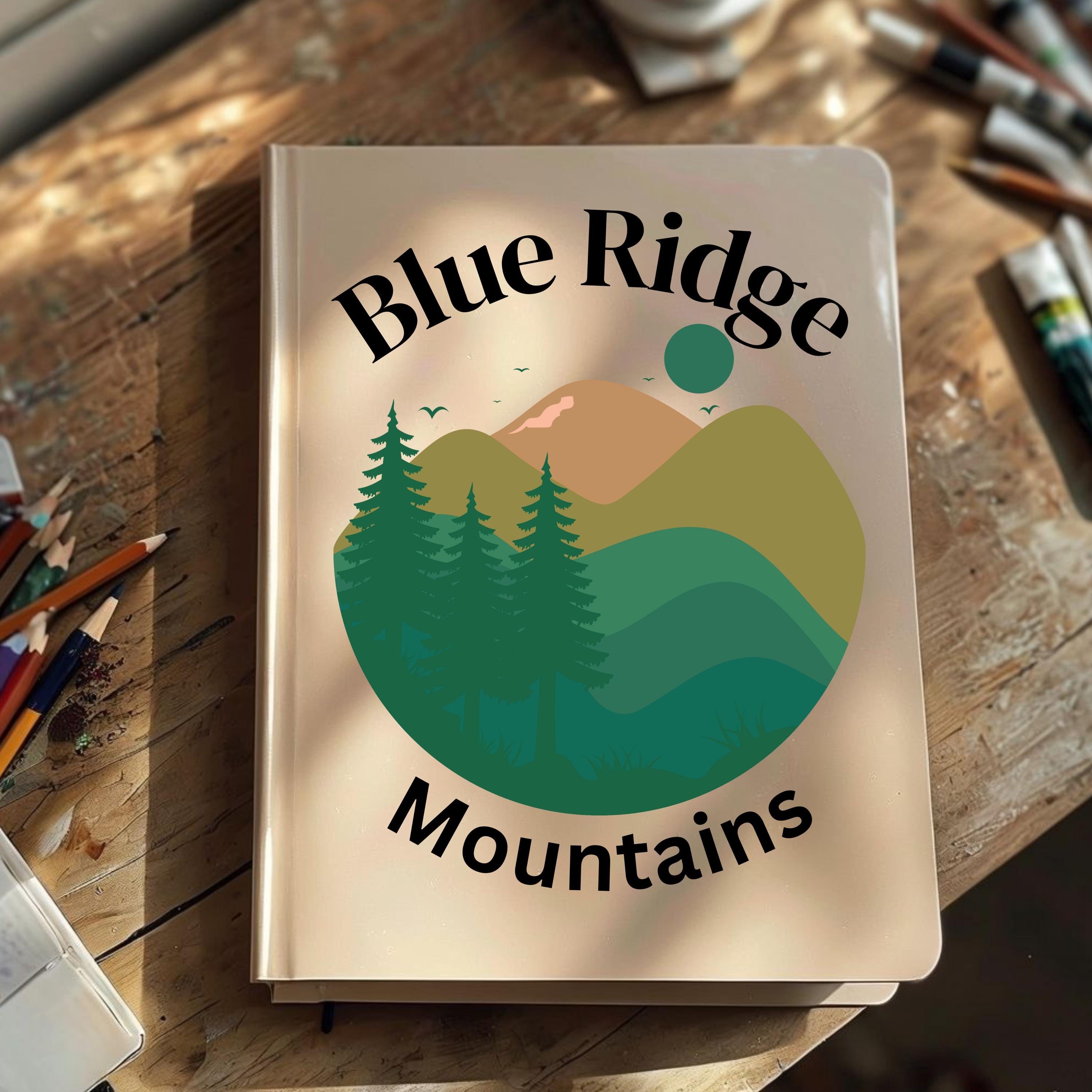 Blue Ridge Mountains PNG SVG Digital Download, Blue Ridge Mountains ...
