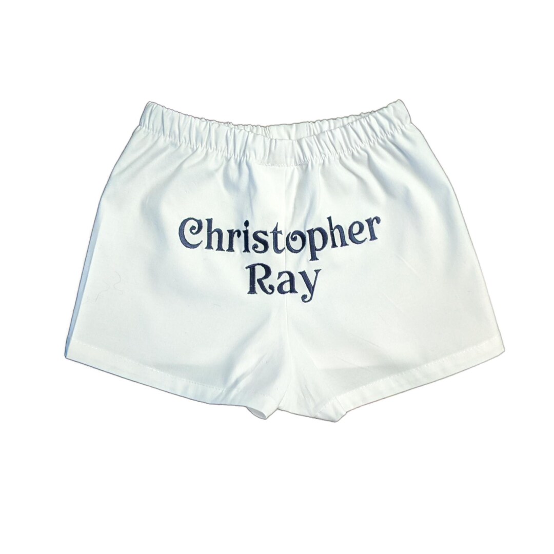 Boy's Personalized Diaper Cover Boxer Shorts Baby Infant Toddler Baby ...