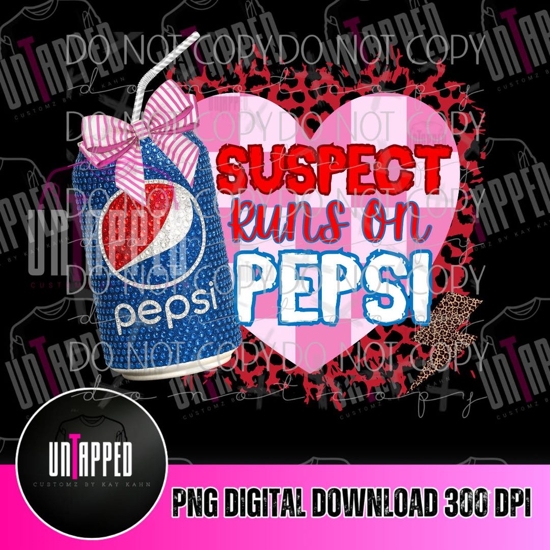 Pepsi | Suspect Runs on Pepsi PNG | Trendy, Soda Pop, Leopard , Checker ...