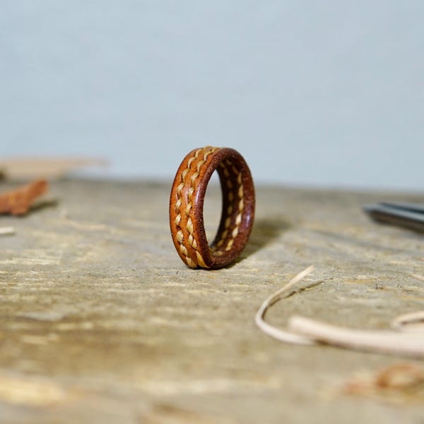 Leather Rings - Etsy