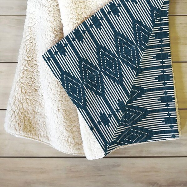 Geometric Blanket - Etsy