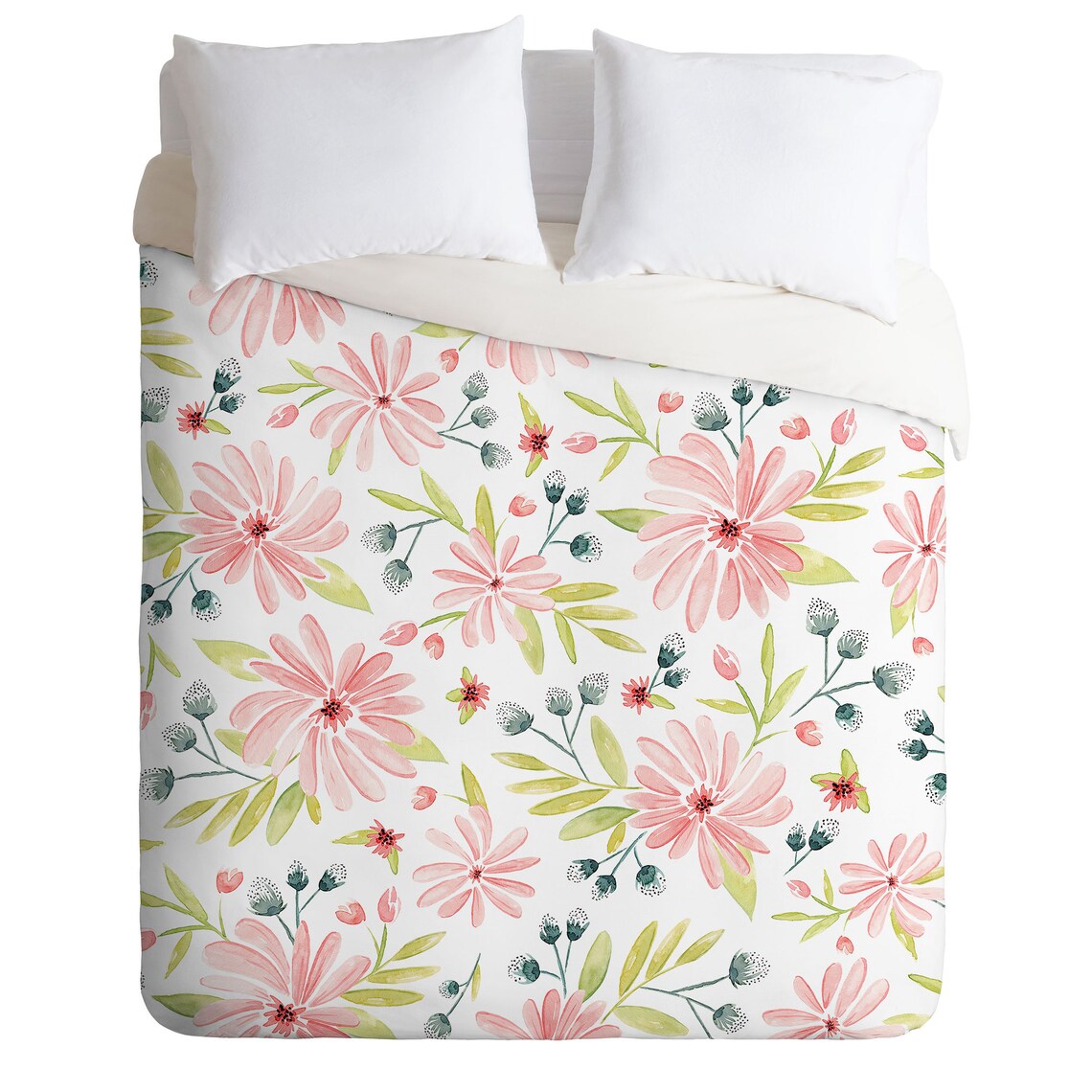 Floral Duvet Cover / Lightweight Duvet Cover / Duvet Cover | Etsy