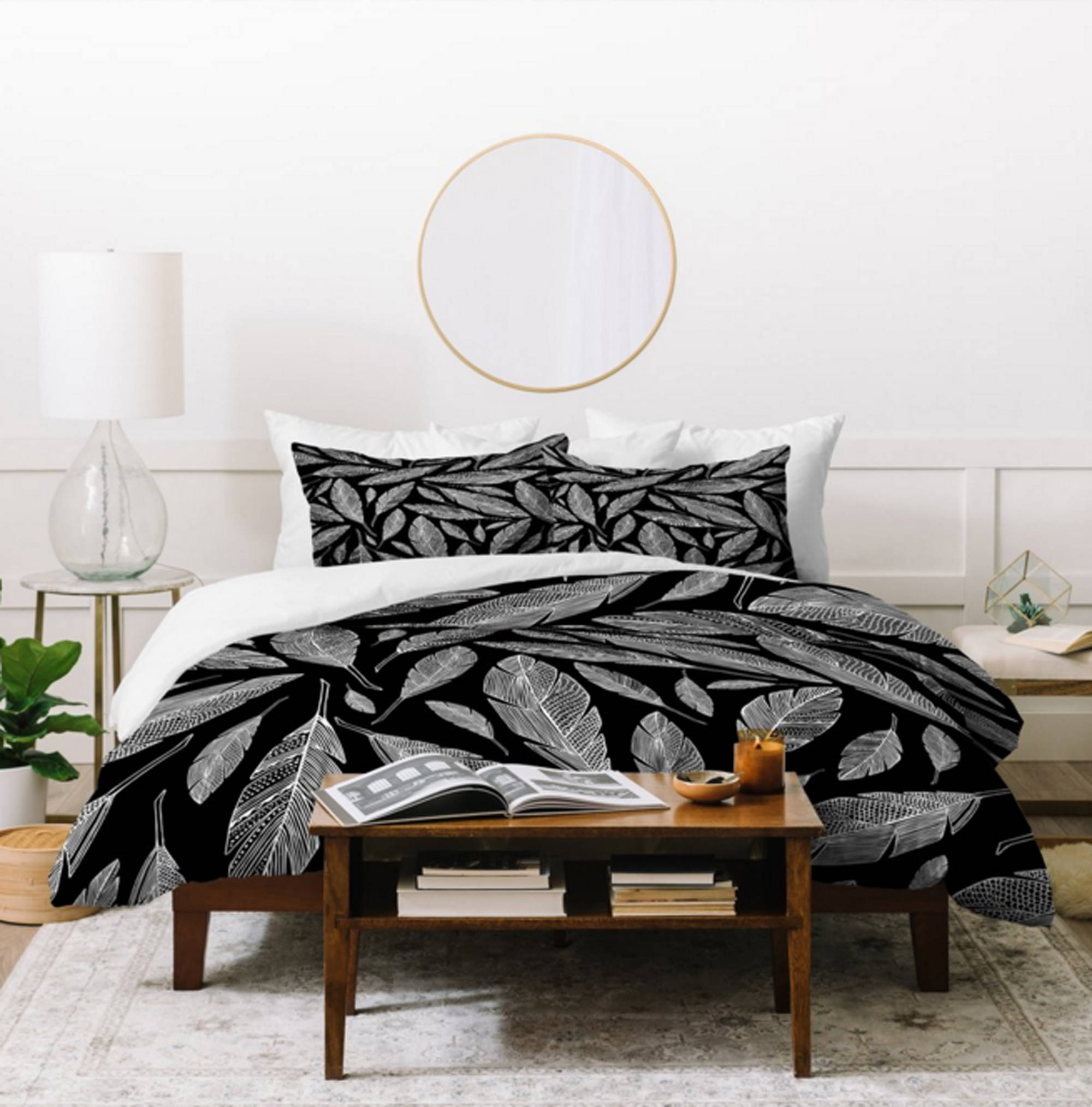 Black Duvet Cover / Lightweight Duvet / Duvet Cover Queen / Duvet Cover ...