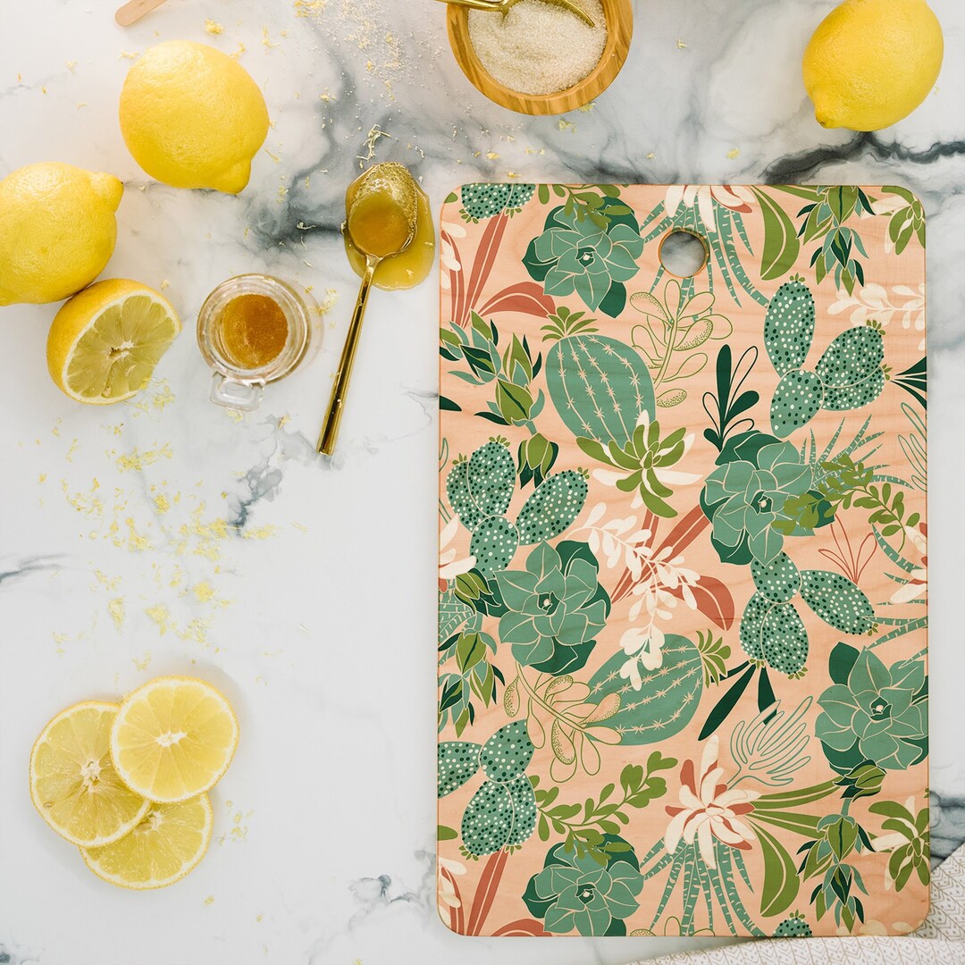 Pink Cutting Board / Boho Kitchen Decor / Cheese Board / Charcuterie ...