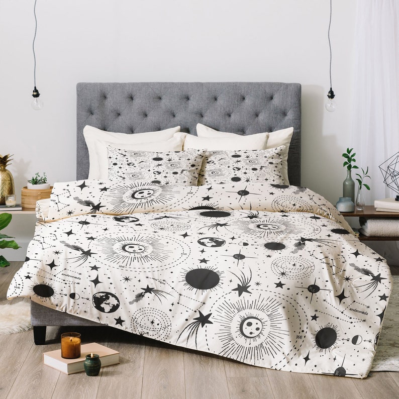 Outer Space Comforter / Celestial Decor / King Comforter / - Etsy