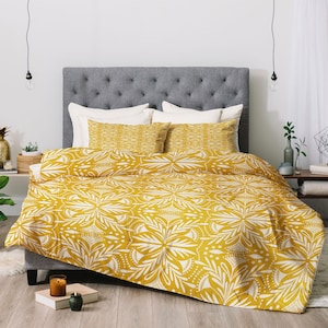 Boho Comforter / Yellow Comforter / Queen Comforter / King Comforter ...