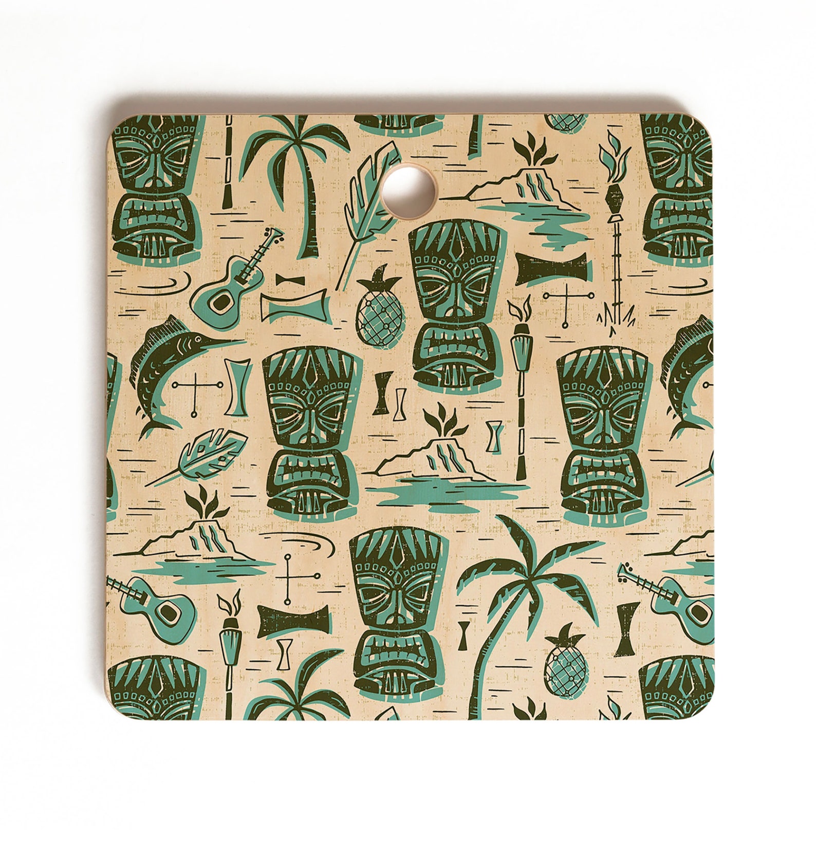 Cutting Board / Tiki Decor / Mid Century Modern / Tiki Party / | Etsy