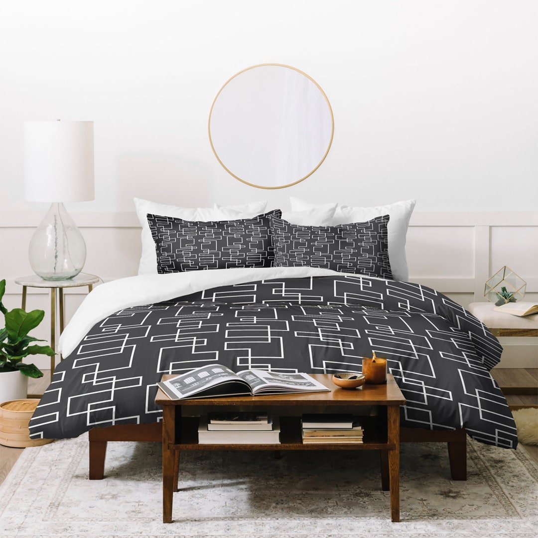 Modern Duvet Cover / Lightweight Duvet / Duvet Cover Queen / Duvet ...
