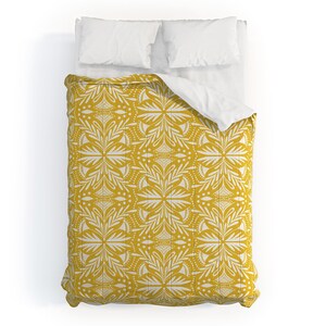Boho Comforter / Yellow Comforter / Queen Comforter / King Comforter ...