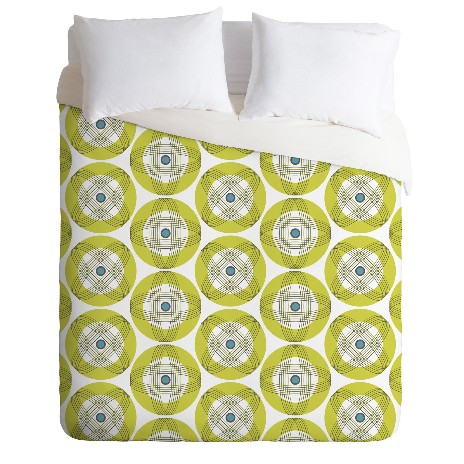 Mid Century Modern Duvet / Retro Duvet Cover / Geometric Duvet - Etsy