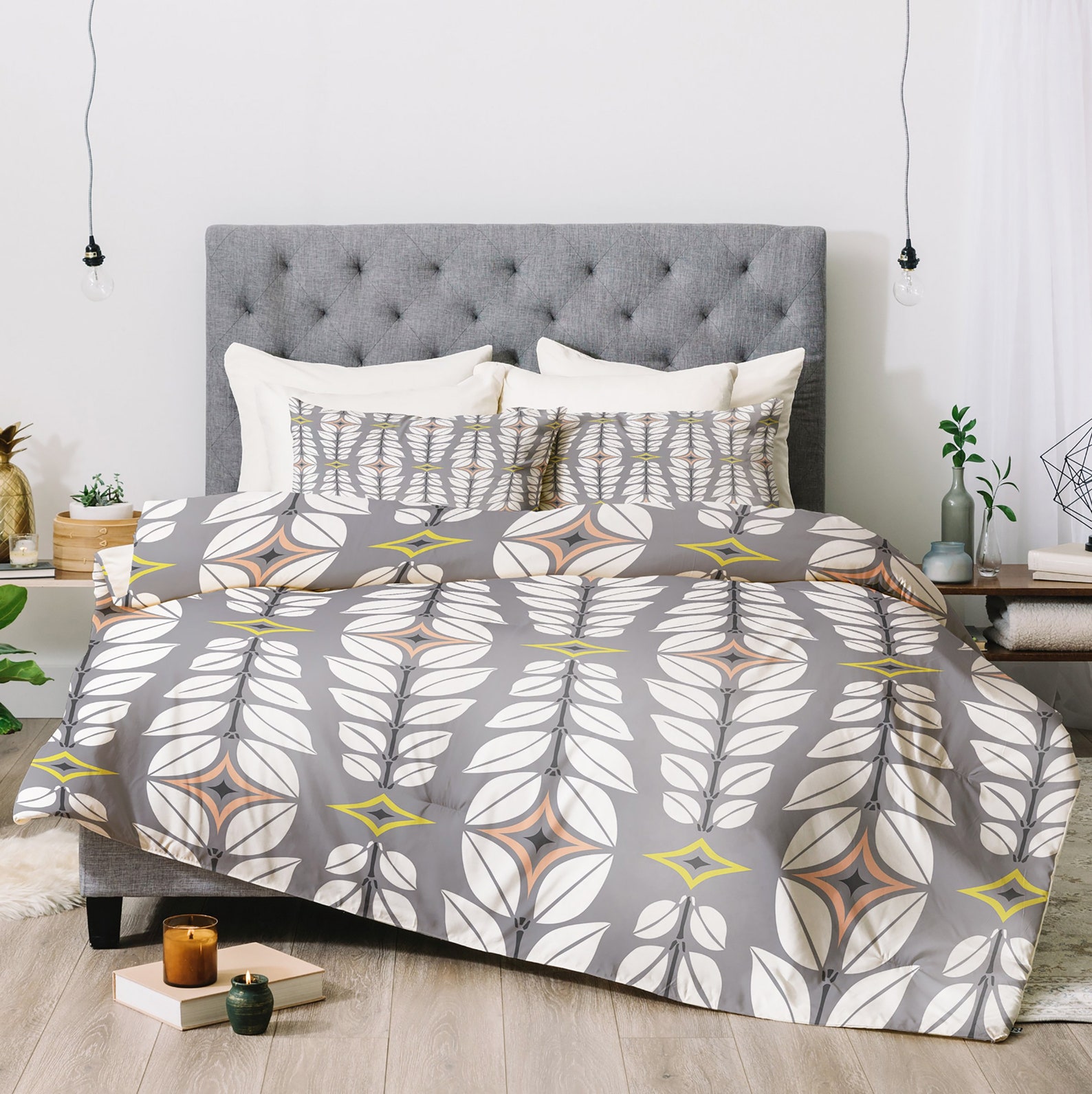 Mid Century Modern Comforter / Geometric Comforter / Home - Etsy