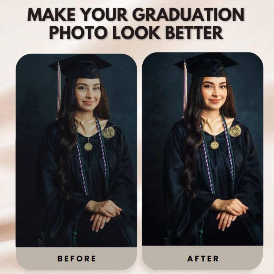 GRADUATION PHOTO PHOTOSHOP Enhancement - Retouch Photoshop, Digital ...