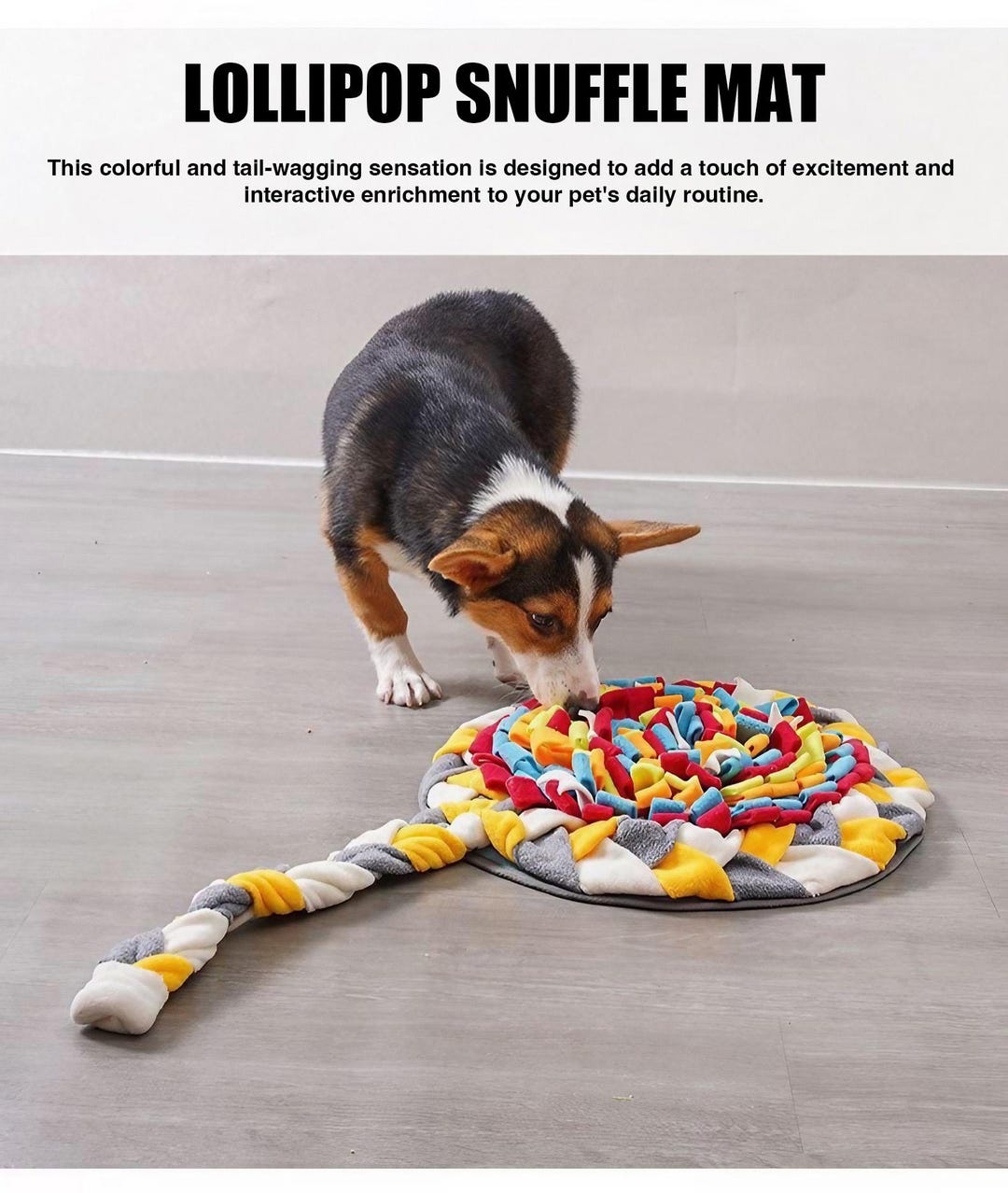Lollipop Snuffle Mat, Snuffle Dog Toys, Snuffle Mat, Interactive ...