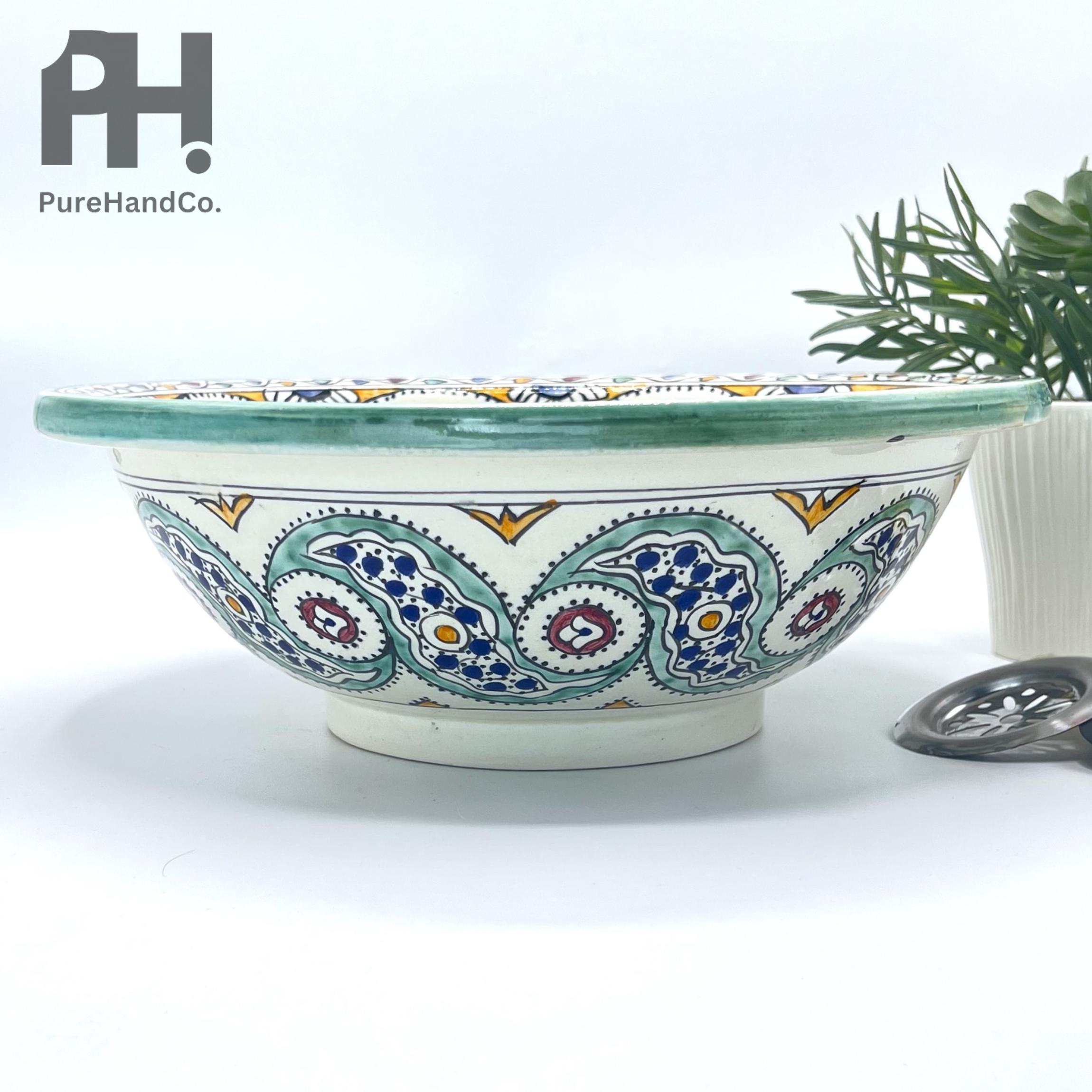 Personalized Farmhouse Ceramic Sink Bathroom Vessel Sink Bathroom Decor ...