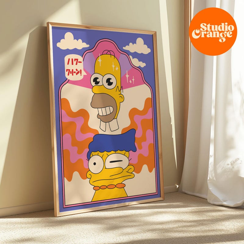 Simpsons Poster - Etsy UK