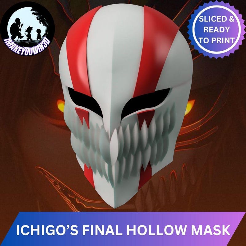 Ichigo Hollow Mask - Etsy