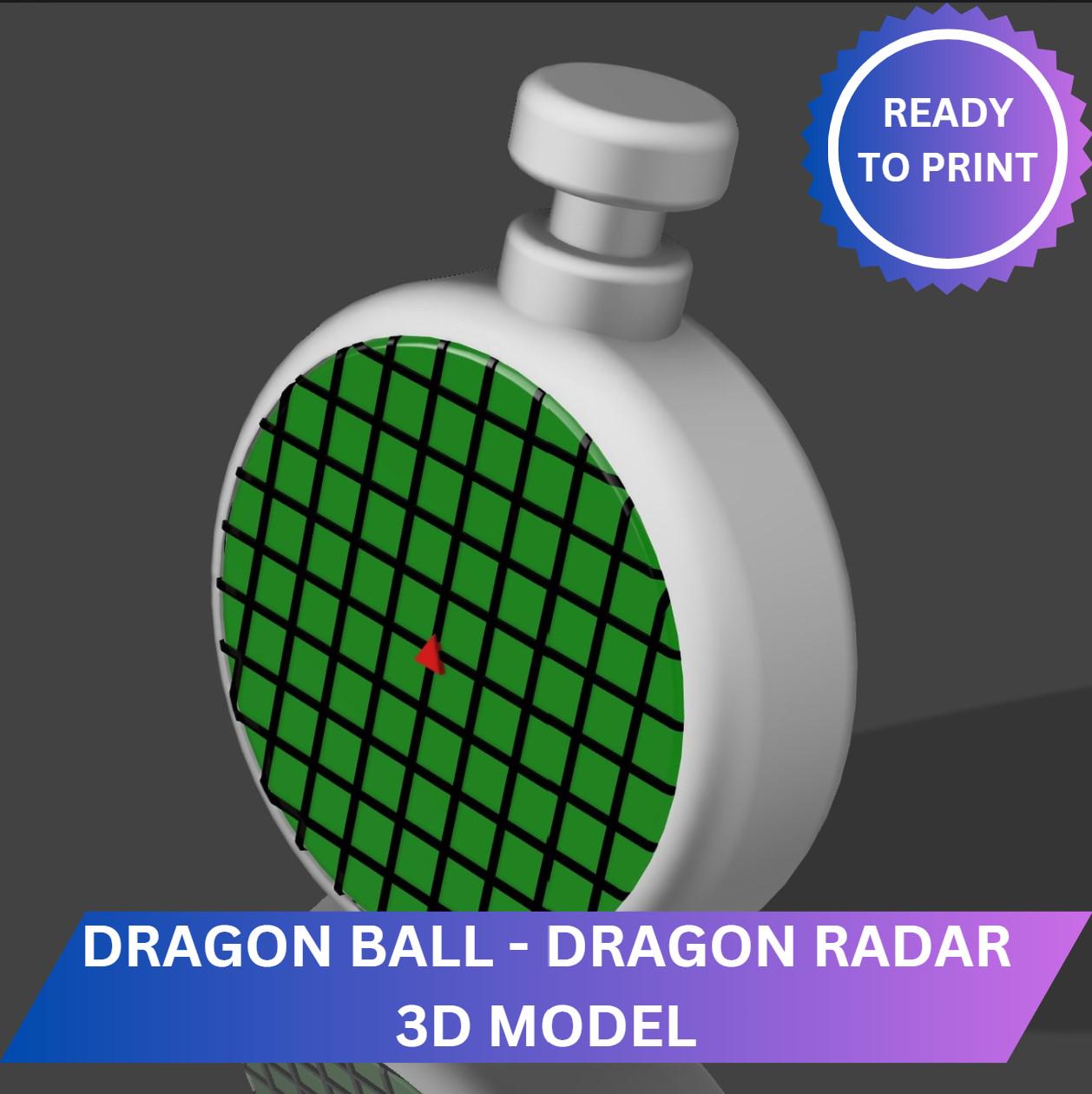 Dragon Radar Dragon Ball Z 3D Model Prop for Collectors & Cosplay, High ...