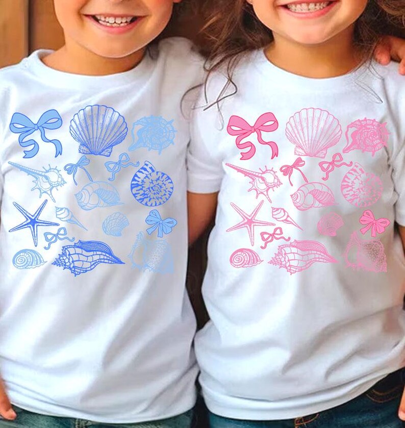 Coquette Seashell PNG, Beach Png, Coastal Png, Retro Summer Png, Summer ...