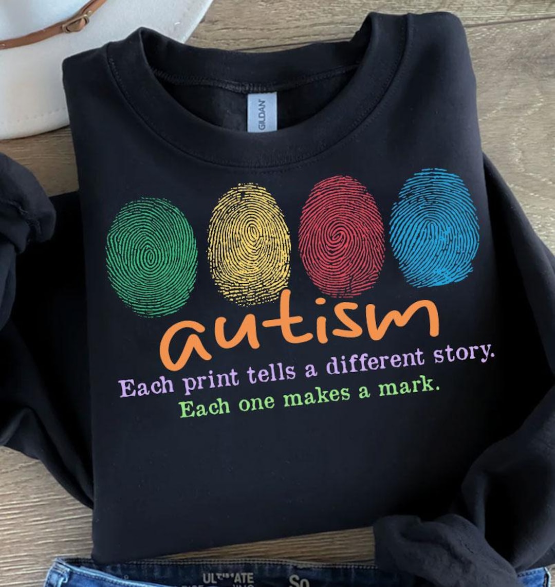 Fingerprint Autism Png, Each Print Tells A Different Story Png, Autism ...