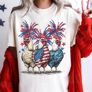 Patriotic USA Chicken PNG, Patriotic USA Chicken, Retro American 4th of ...