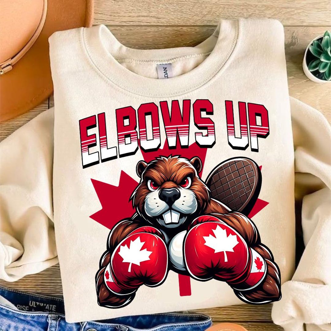 Canadian Elbows up PNG, Anti Tariffs Graphic Design Clipart for ...